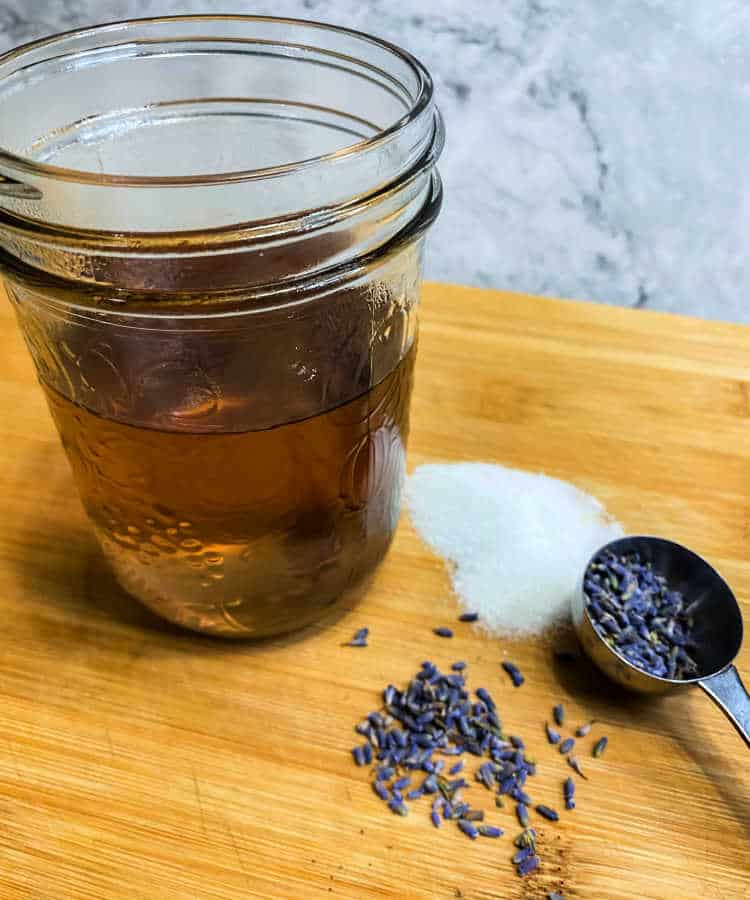 Homemade Lavender Simple Syrup Recipe - Steeped Street